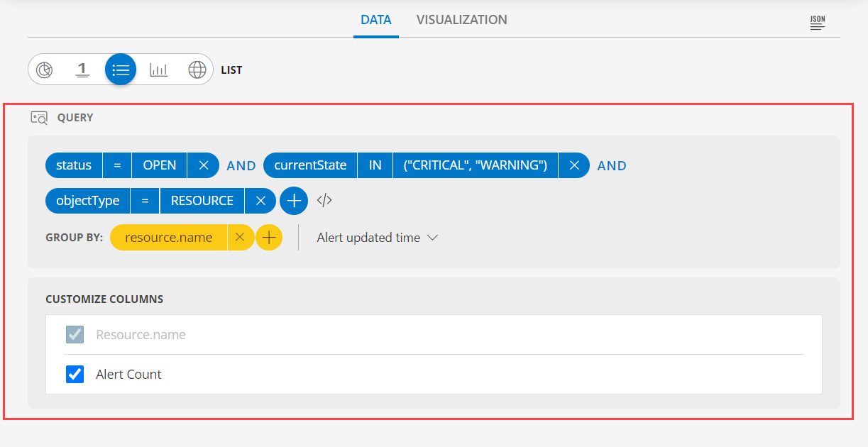 Alert Tile | OpsRamp Documentation